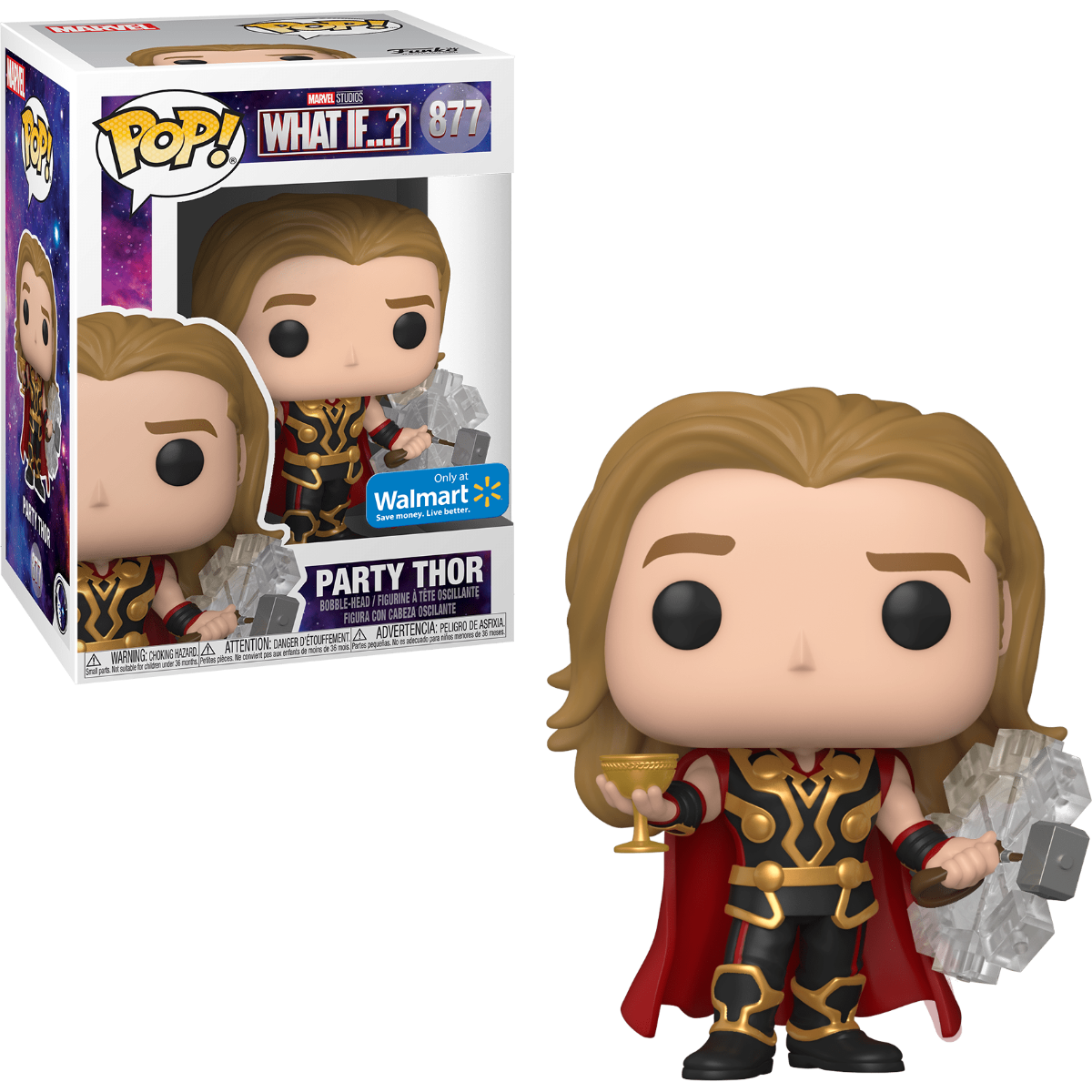 FUNKO POP! MARVEL WHAT IF...?: PARTY THOR #877 (WALMART EXCLUSIVE STIC| THE KING'S KEEP, LLC