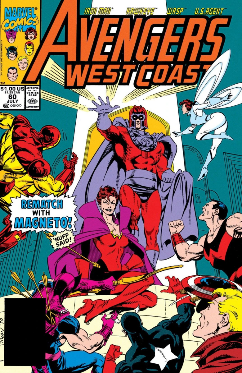 MARVEL COMICS AVENGERS WEST COAST ISSUE #60 (JULY 1990)| THE KING'S ...