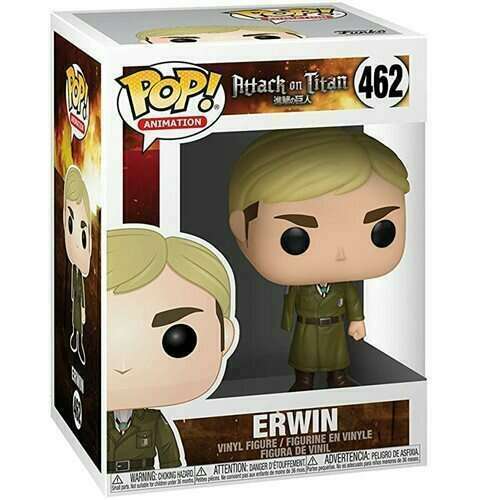 FUNKO POP! ANIMATION ATTACK ON TITAN: ERWIN #462 (3 LANGUAGE RELEASE ...