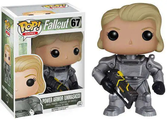 FUNKO POP! GAMES FALLOUT: POWER ARMOR (UNMASKED FEMALE) #67 (GAMESTOP ...