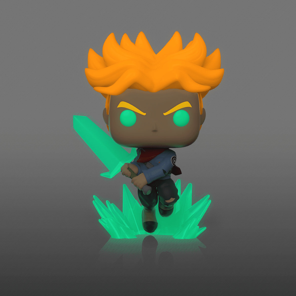FUNKO POP! ANIMATION DRAGON BALL SUPER: GLOW SUPER SAIYAN TRUNKS W/ SW ...